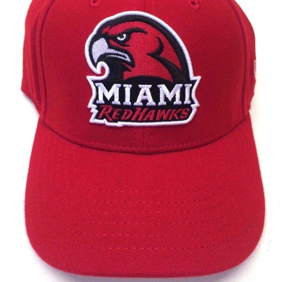 New Era | Accessories | New Era Mens Miami Red Hawks 39thirty Cap ...